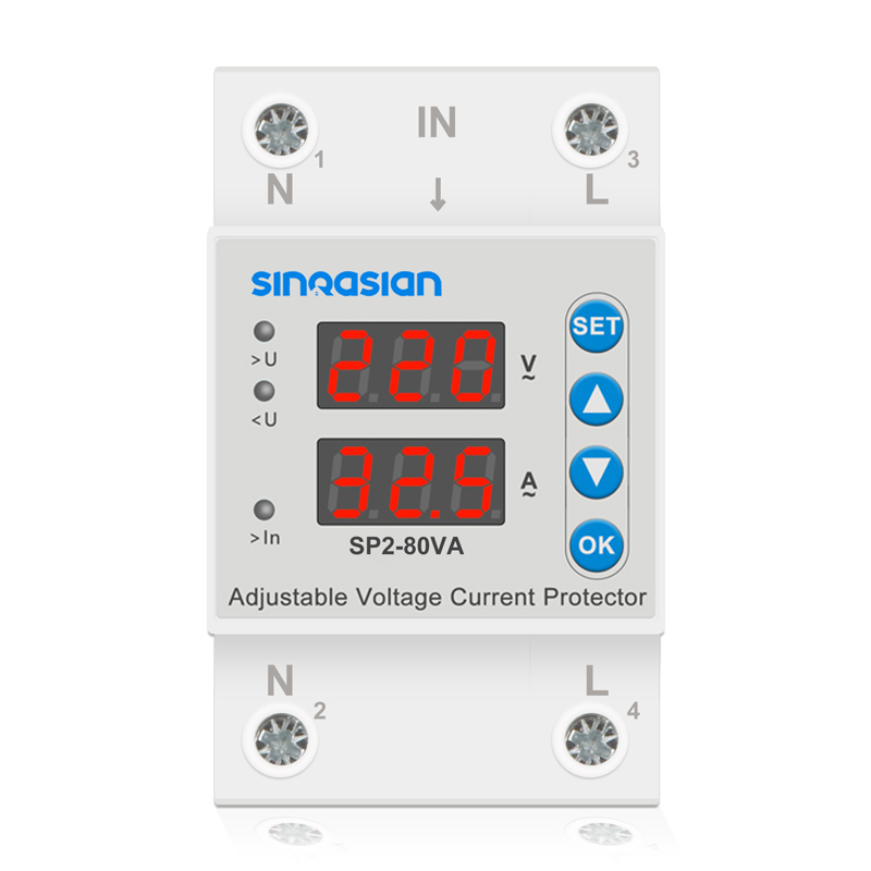 SP2-80VA AUTOMATIC RECOVERY ADJUSTABLE VOLTAGE CURRENT PROTECTOR,SP2 ...