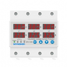 SP8-100N 3 Phase Adjustable Voltage Current Protector,SP8-100N,Sieben ...